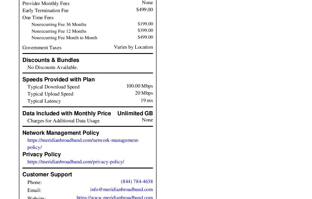 100_20 Meridian Wireless- Bus - Meridian Broadband